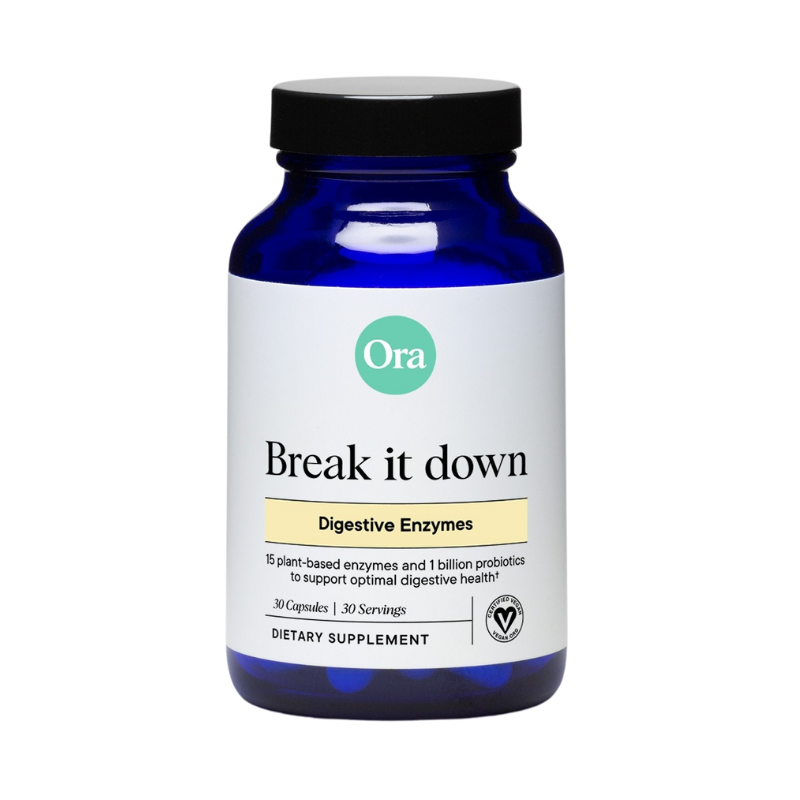 Ora Organic Break It Down: Digestive Enyzmes Capsules – The Swell Score