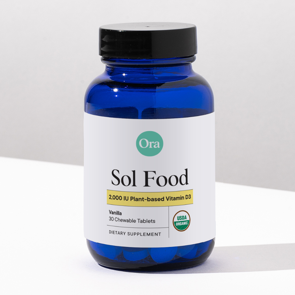Ora Organic Sol Food: Vitamin D Tablets – The Swell Score