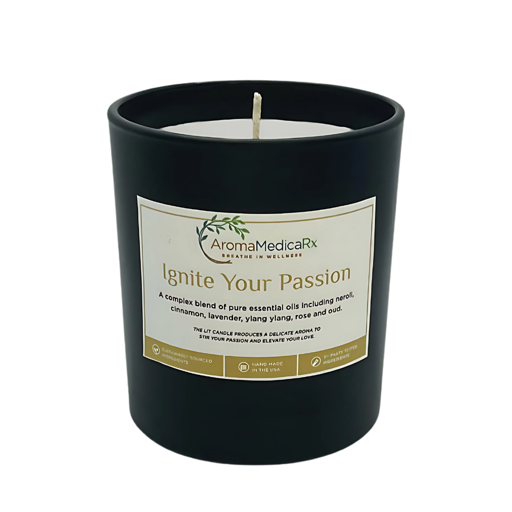 AromaMedicaRx Inspire Your Passion Medicinal Coconut Soy Candle to Ins ...