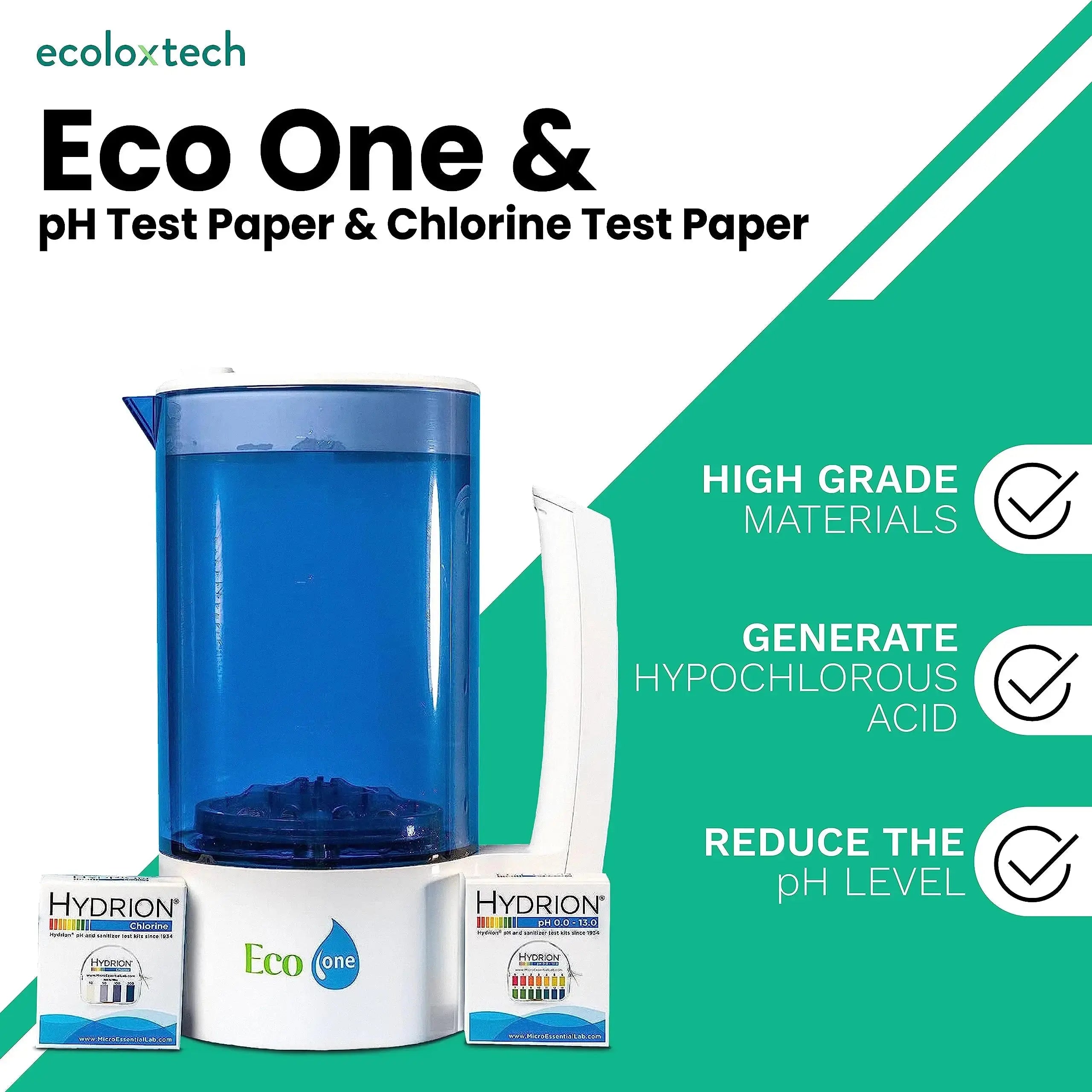 Eco One Electrolyzed Water System - Portable Hypochlorous Acid (HOCl ...