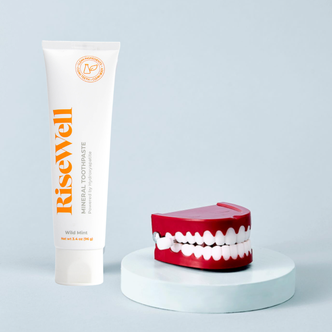 Family Wellness Duo: RiseWell Mineral Toothpaste Set For Kids & Adult ...