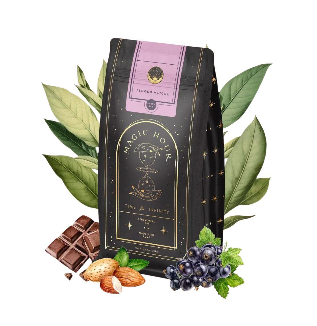 Magic Hour Loose-Leaf Almond Matcha Green Tea Refill Pouch – The Swell ...