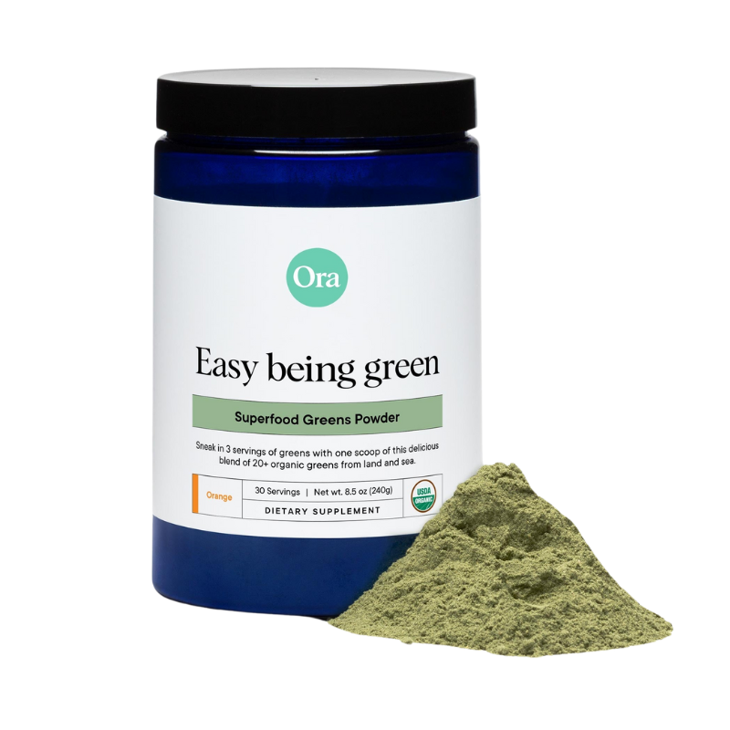Ora Organic Easy Being Green: Greens Powder – The Swell Score