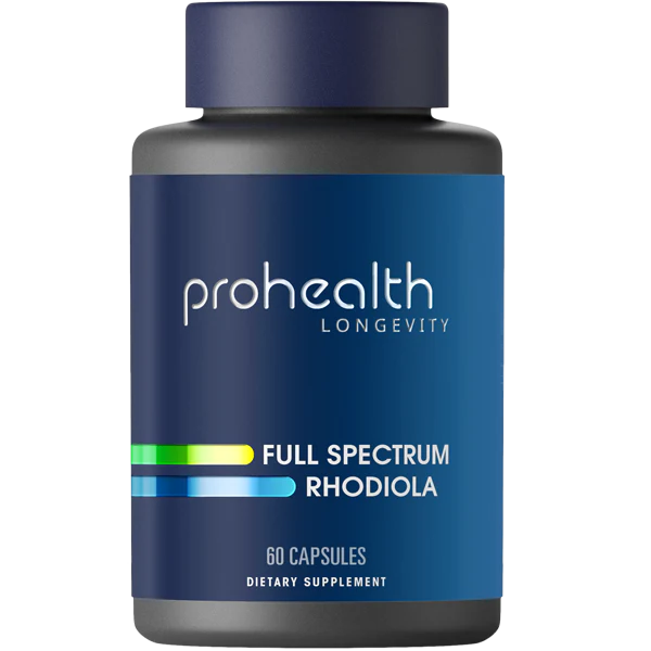 ProHealth Longevity Full Spectrum Rhodiola - 60 capsules – The Swell Score
