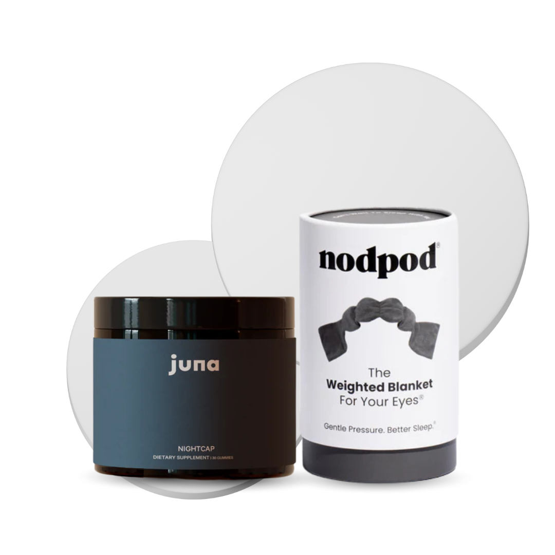 Sleep Fix Bundle- Nodpod Mask & Juna Nightcap Gummies – The Swell Score