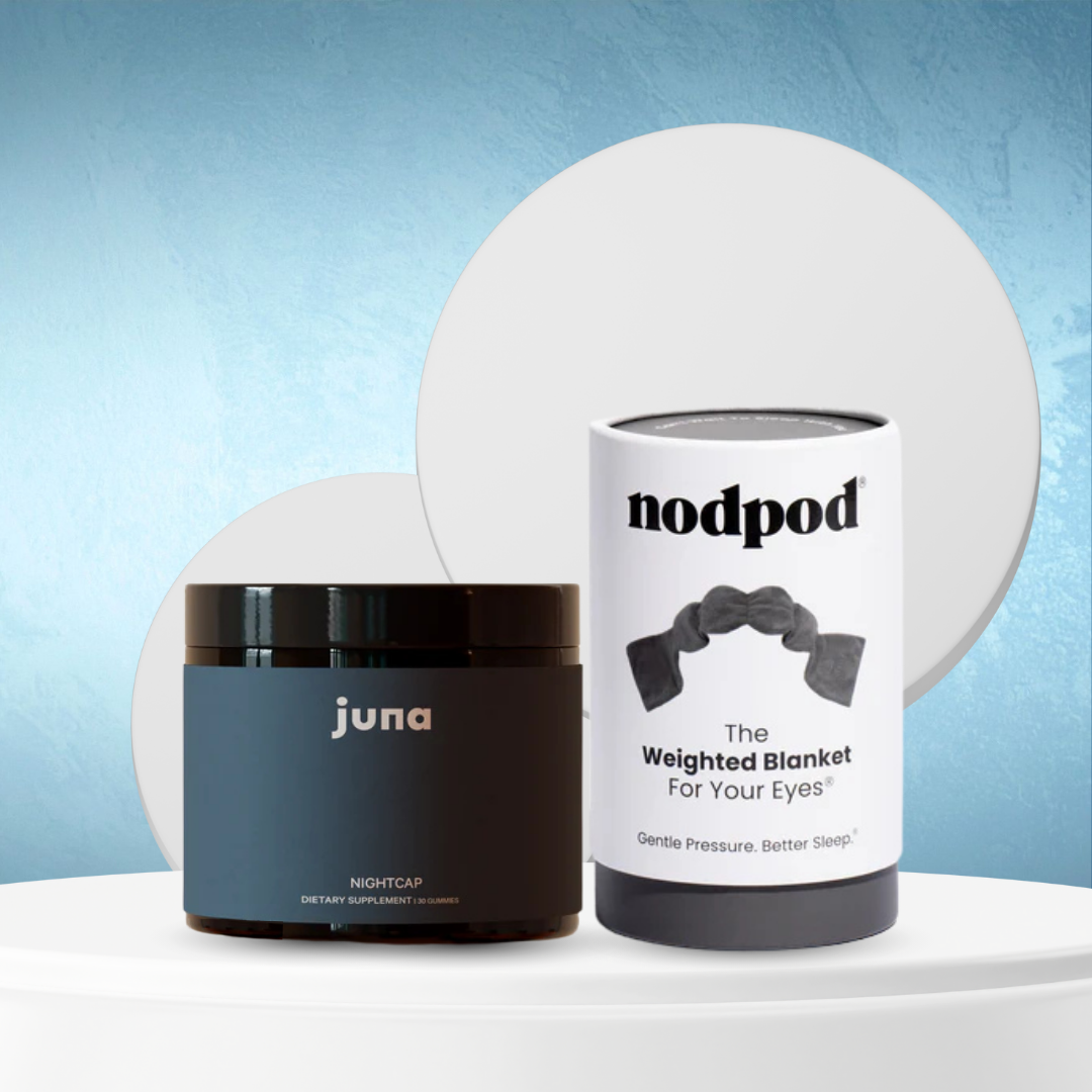 Sleep Fix Bundle- Nodpod Mask & Juna Nightcap Gummies – The Swell Score